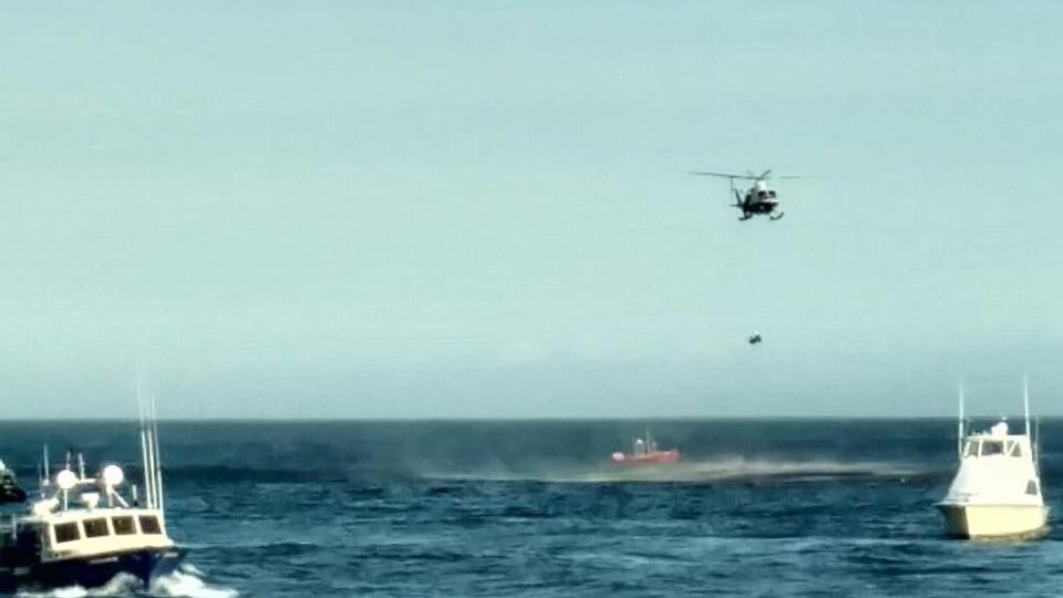 Large swell capsized pontoon boat in the Manasquan Inlet, police say - WHYY