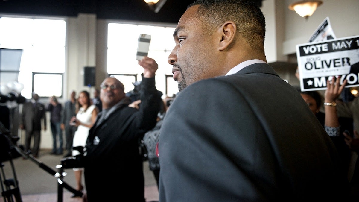 Doug Oliver launches mayoral campaign, selects his 'theme music' - WHYY