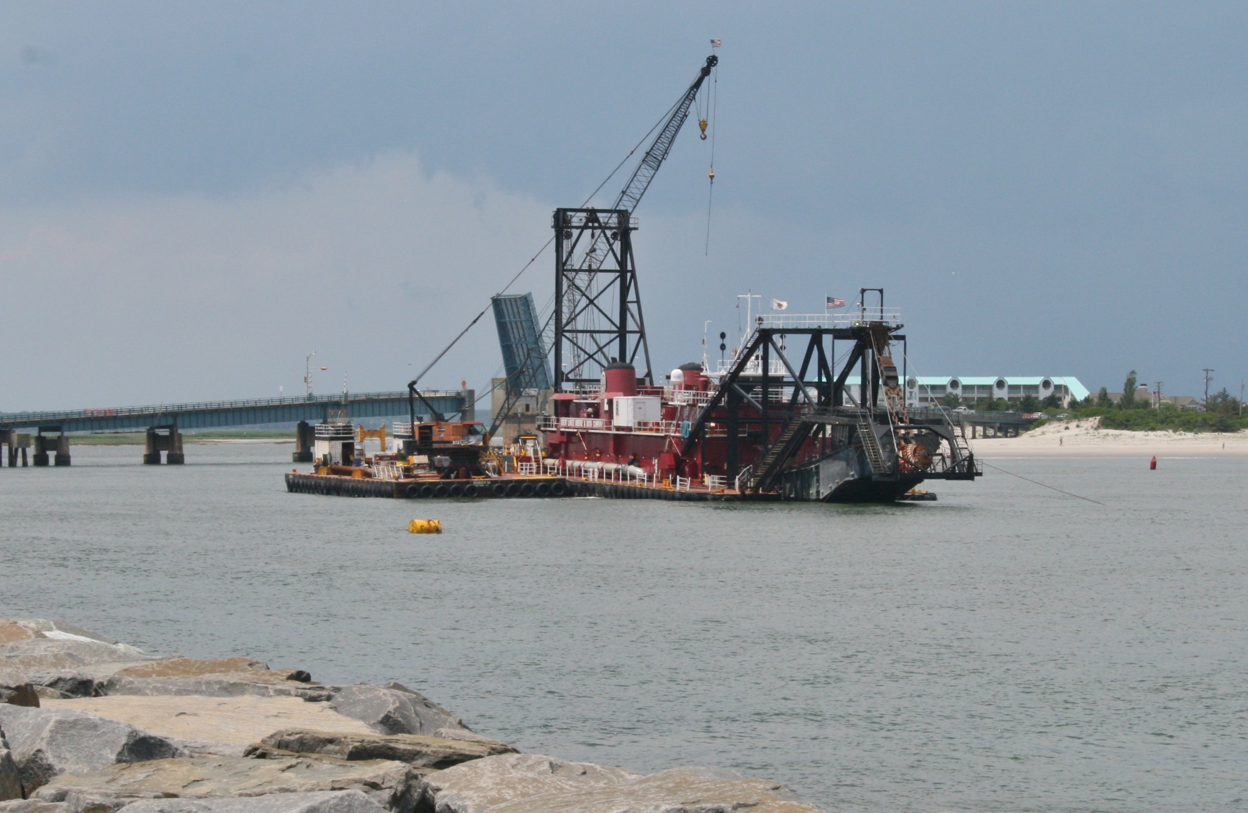 Shore town receives award for innovative back bay dredging project - WHYY