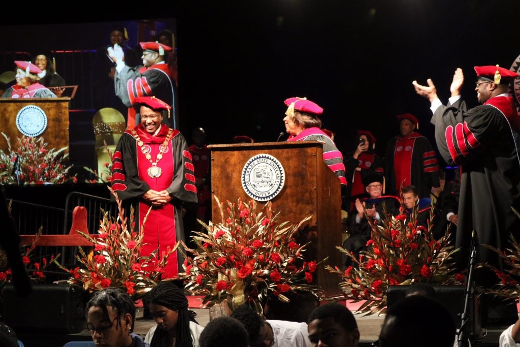 Delaware State University honors departing president at December ...