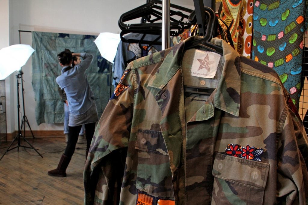 Budding clothing line provides lifeline for African refugee starting ...