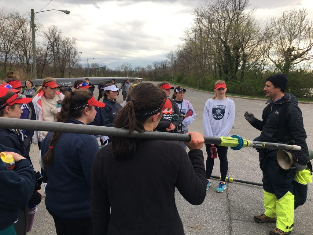 Delaware rowers see urban river in a different light - WHYY