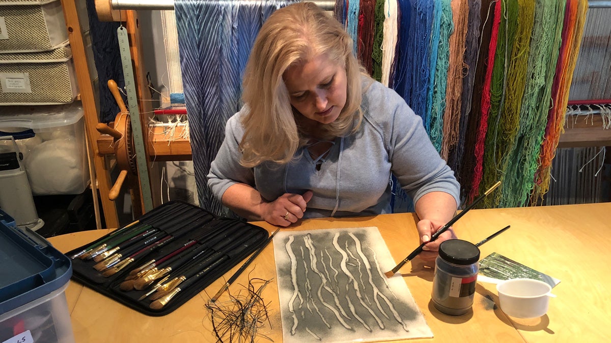 Painting can be frightening, so one Delaware artist revels in touch of ...