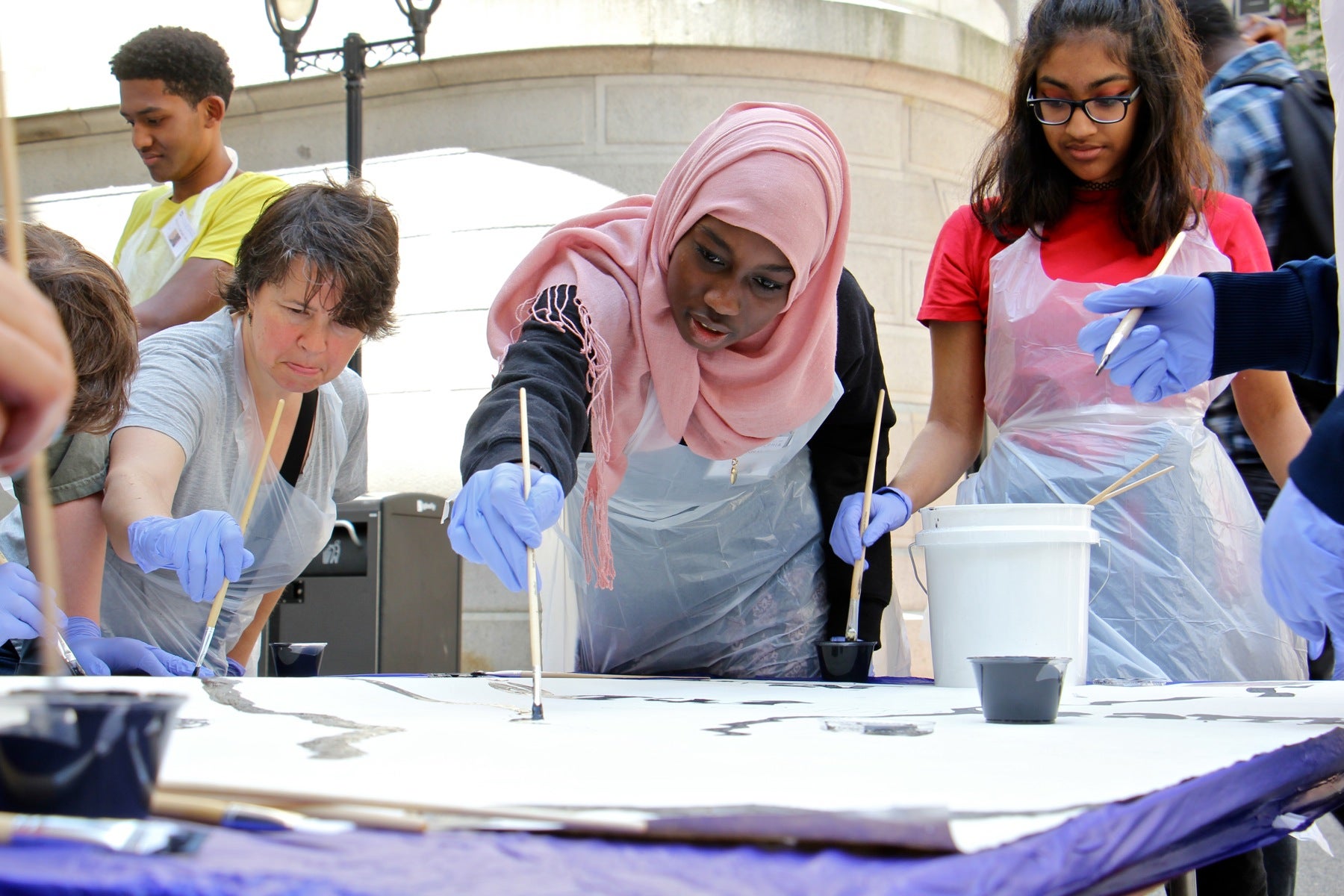 Philly students, teachers join in monumental art project to honor ...