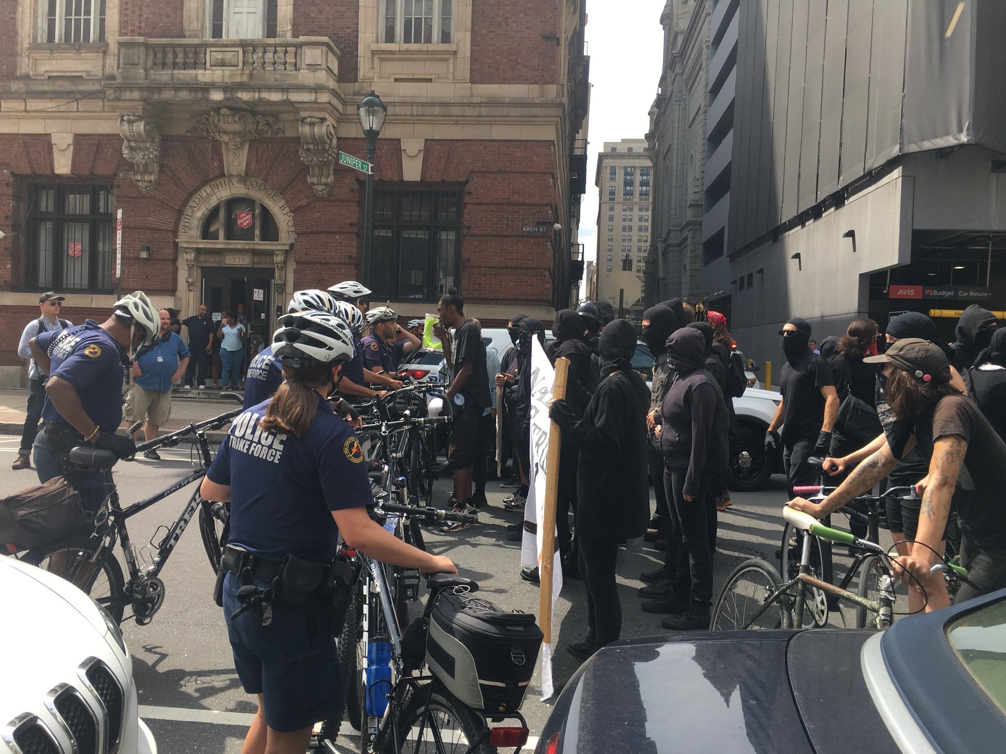 First arrests have been made as Blue Lives Matter supporters and ...