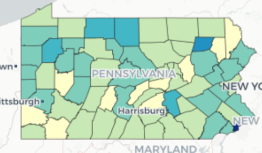 Interactive map: a county-by-county look at spending on public defense ...