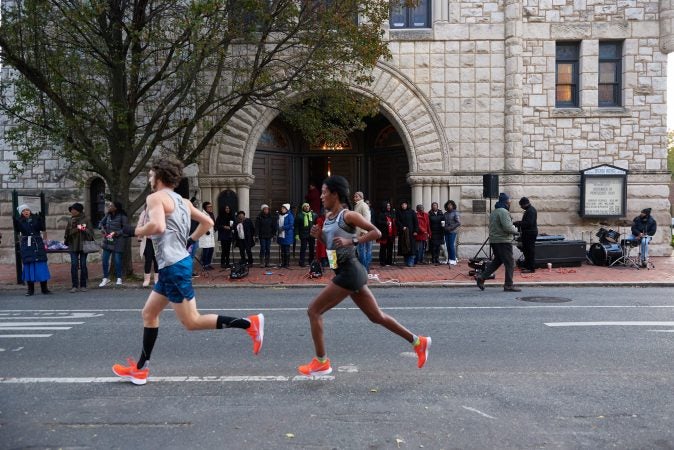 Historic congregation takes Philly Marathon runners to church - WHYY