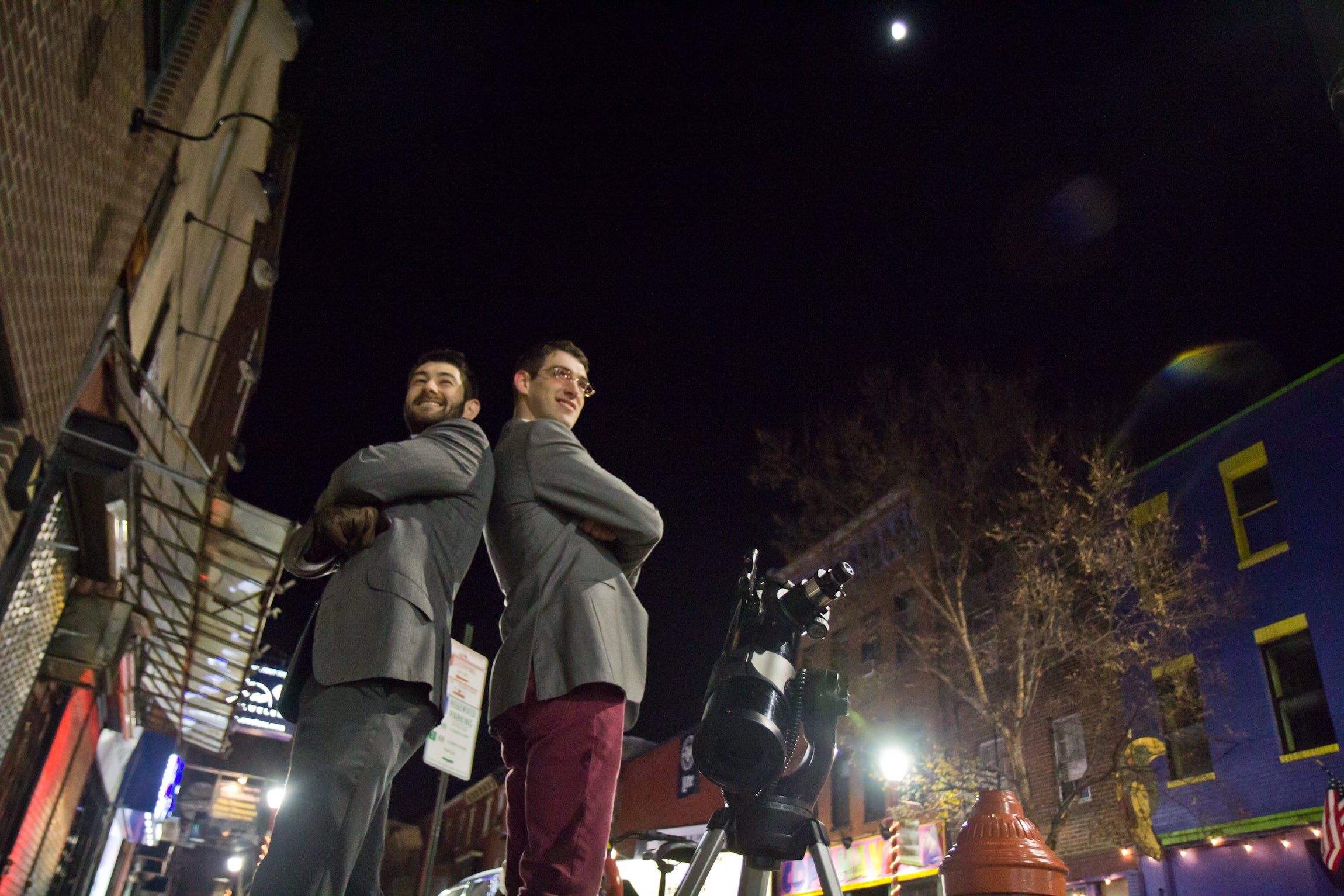Philly Moon Men take telescopes to South Street — WHYY