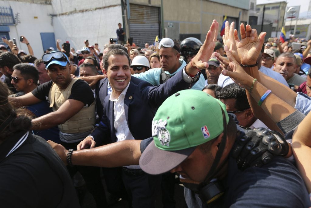 Street Clashes Erupt As Venezuela S Guaido Urges Uprising Whyy