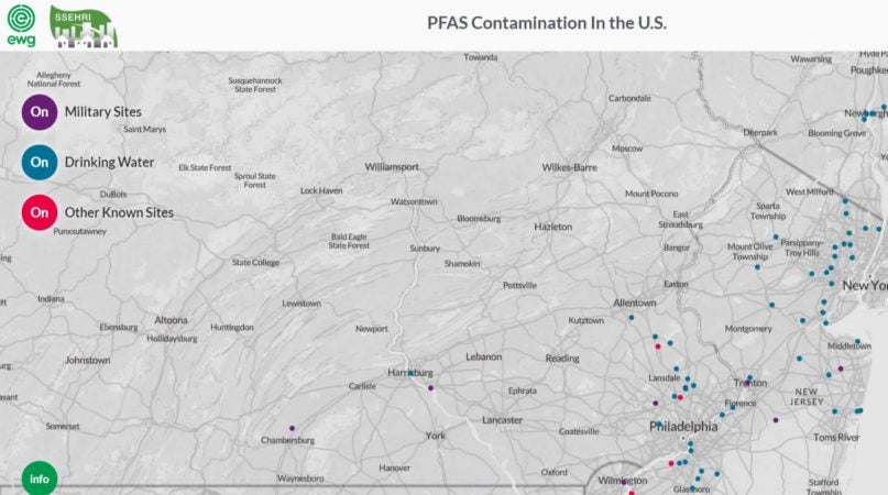 PFAS chemicals have contaminated 17 sites in Pa., data shows - WHYY