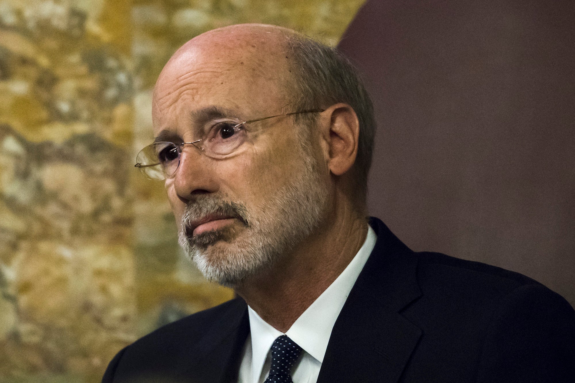 Wolf meets with protesters outside his home to talk General Assistance