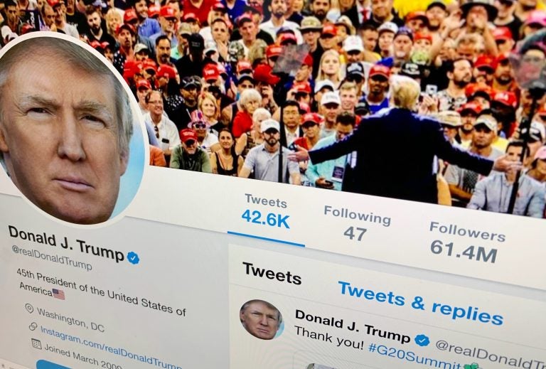Trump's next tweet could get a warning label - WHYY