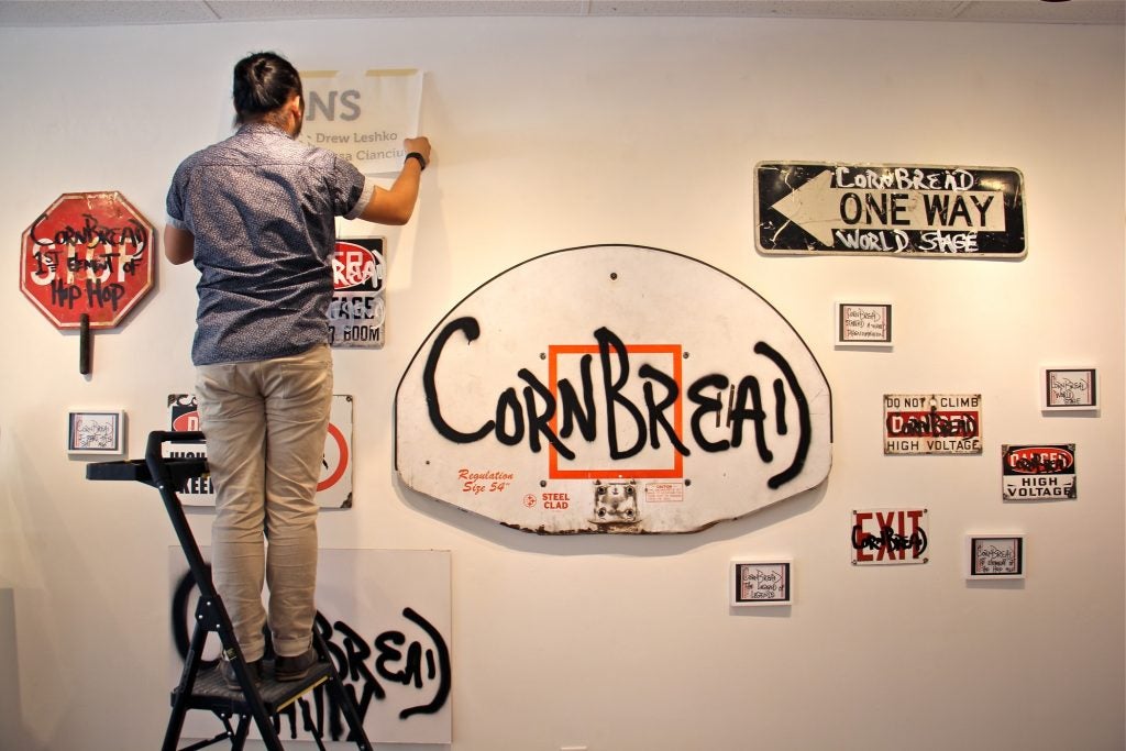 First graffiti artist Cornbread shows new work at Philly gallery - WHYY