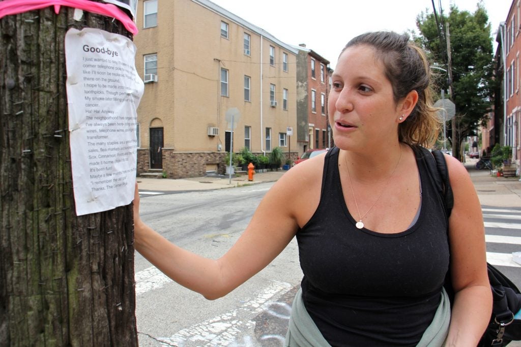 Viral South Philly utility pole to be reborn as green fuel - WHYY