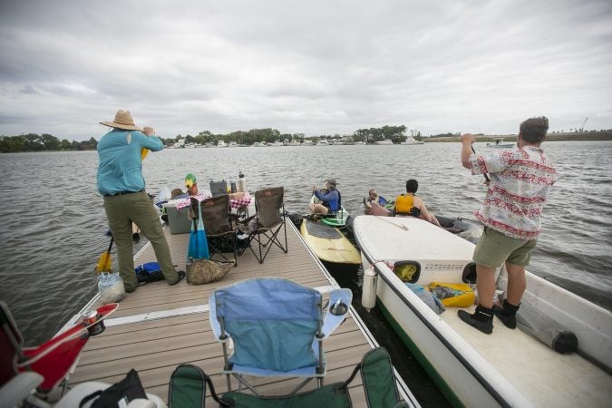 Floatopia promotes a swimmable urban Delaware River - WHYY