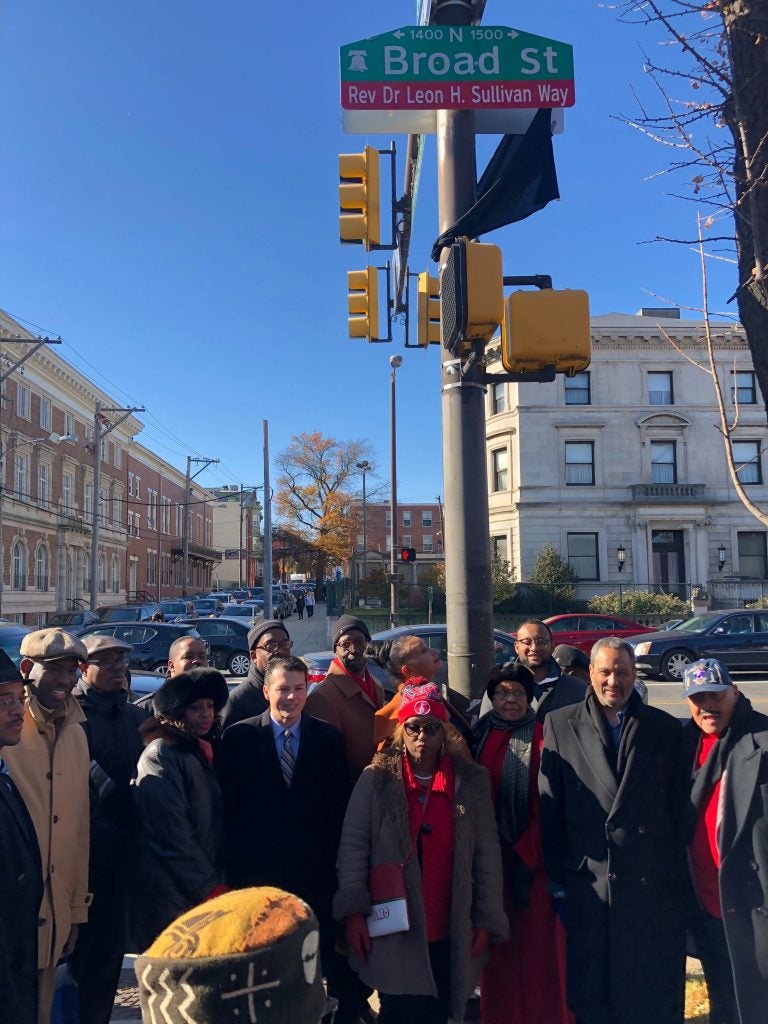 North Philly street named for Rev. Leon Sullivan unveiled - WHYY