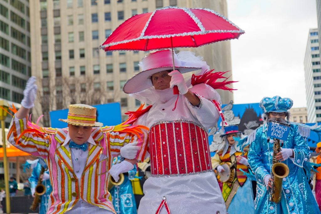 84-year-old mummer in Greater Overbrook String Band - WHYY