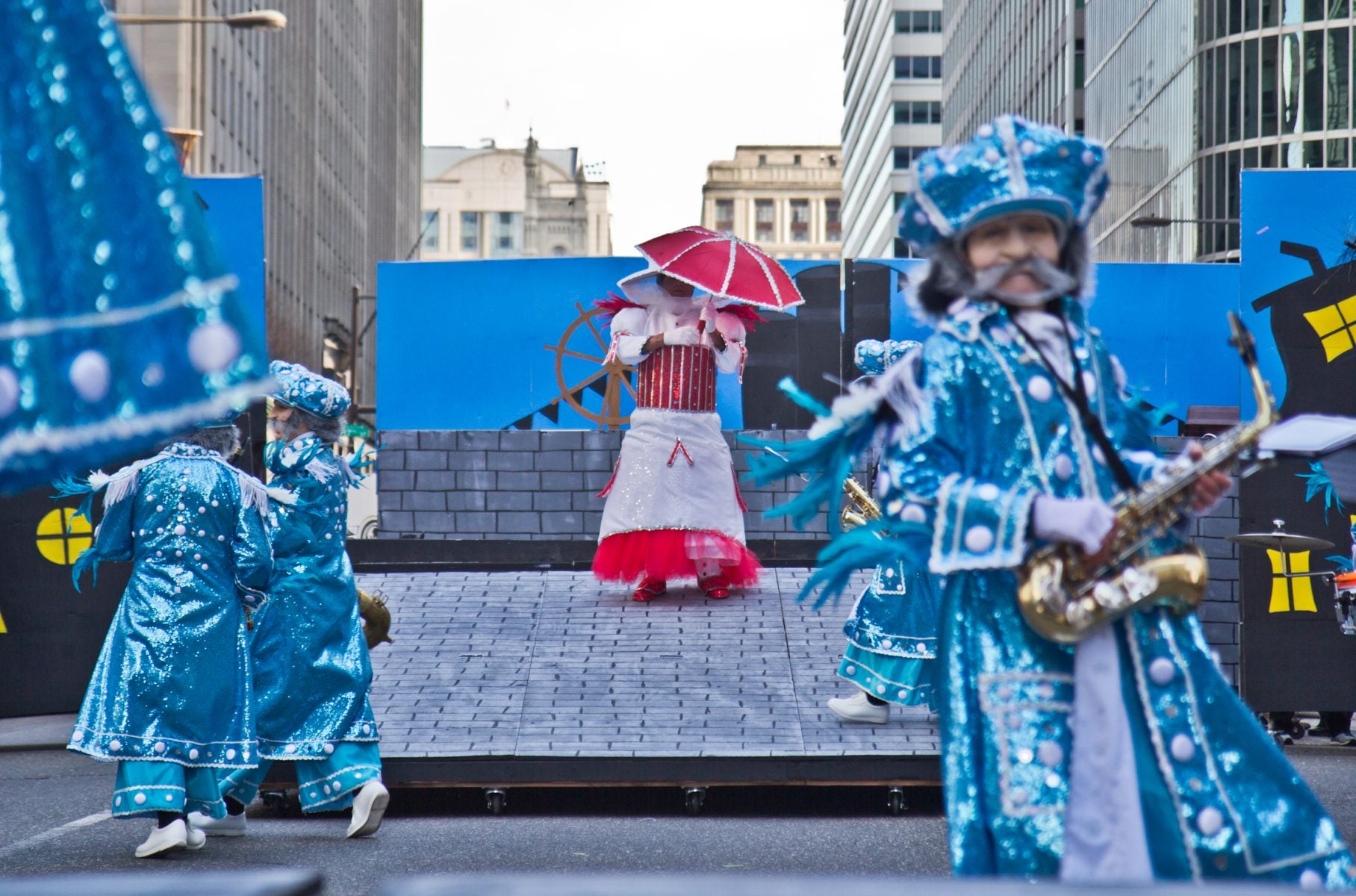 84-year-old mummer in Greater Overbrook String Band - WHYY