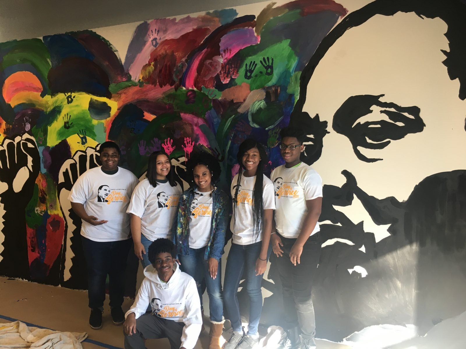 Wilmington students paint new mural to honor MLK