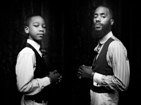 Portraits of Black fathers light up Barnes Foundation this weekend - WHYY