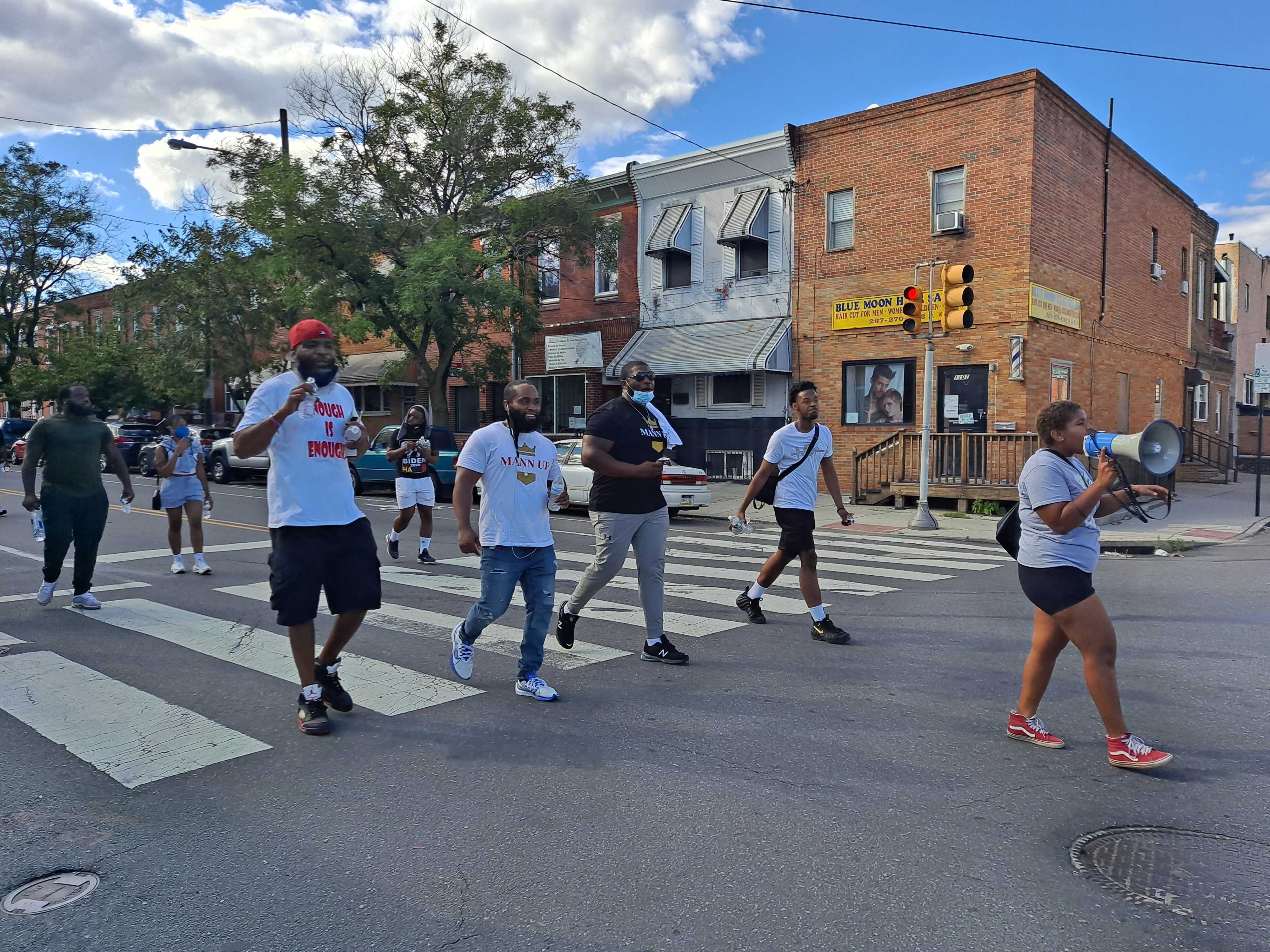 Philly youth march for peace in areas hit by gun violence - WHYY