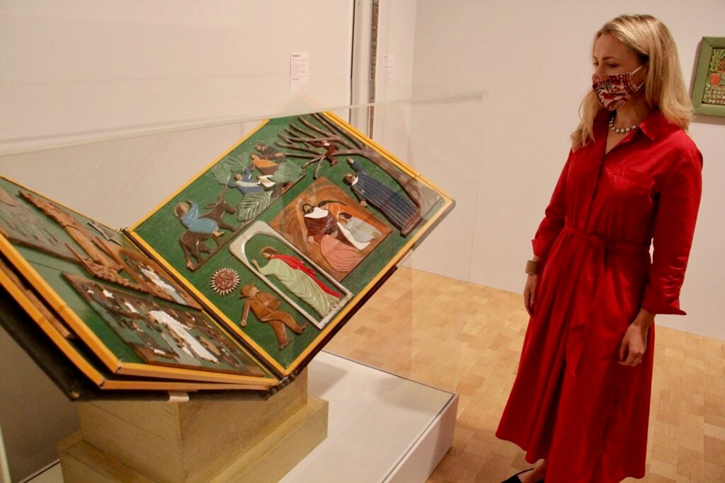 Elijah Pierce’s wood carvings bring a new show to Barnes - WHYY