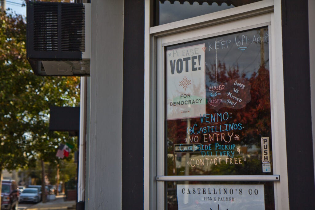 Philadelphians window displays help get out the vote - WHYY