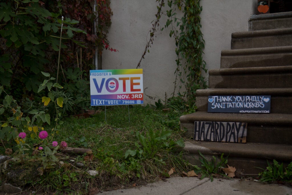 Philadelphians window displays help get out the vote - WHYY