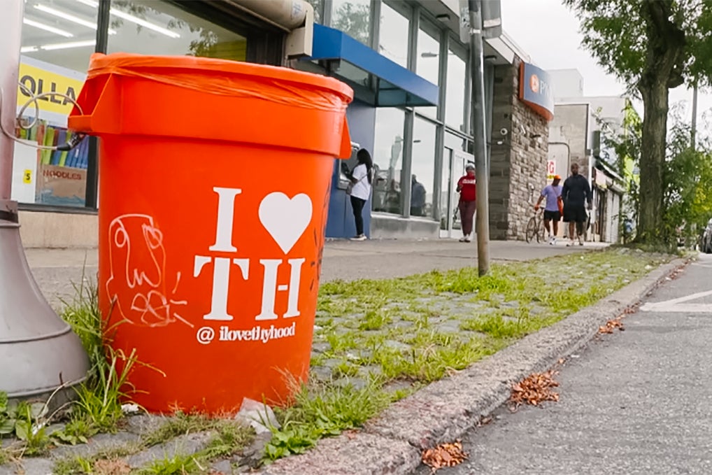 From Filth to ILTH: 'I Love Thy Hood' Provides Community Trash Cans - WHYY