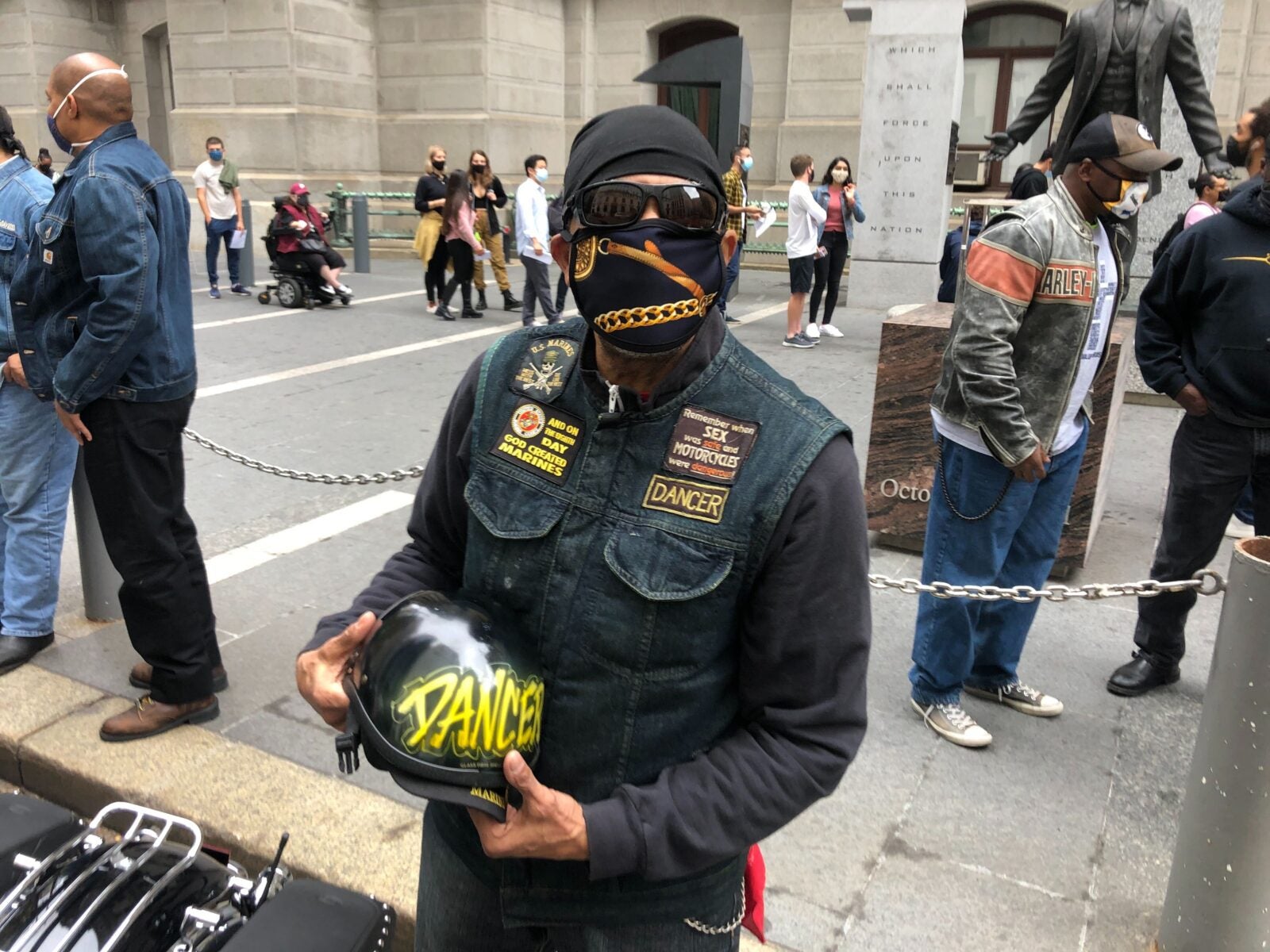 Black bikers for Biden ride through Philly to turn out vote - WHYY