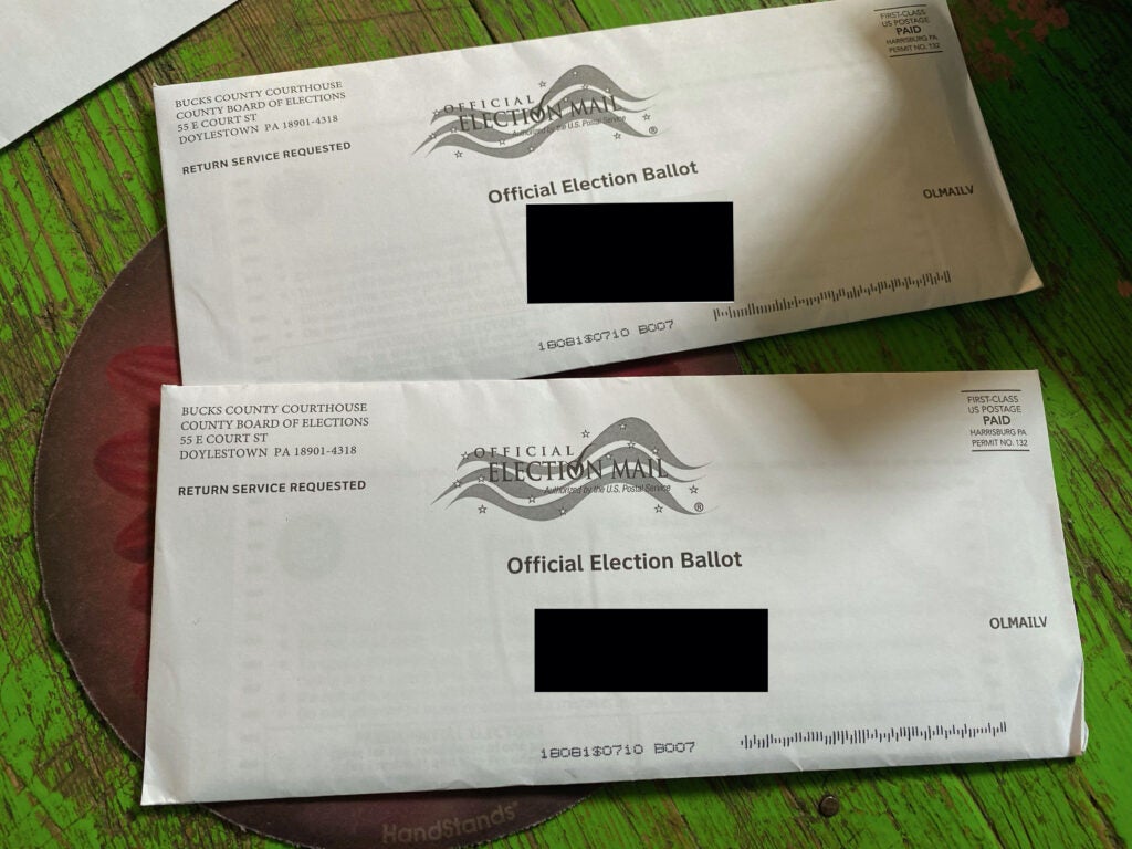 Glitch sends some Pa. voters duplicate mail-in ballots - WHYY