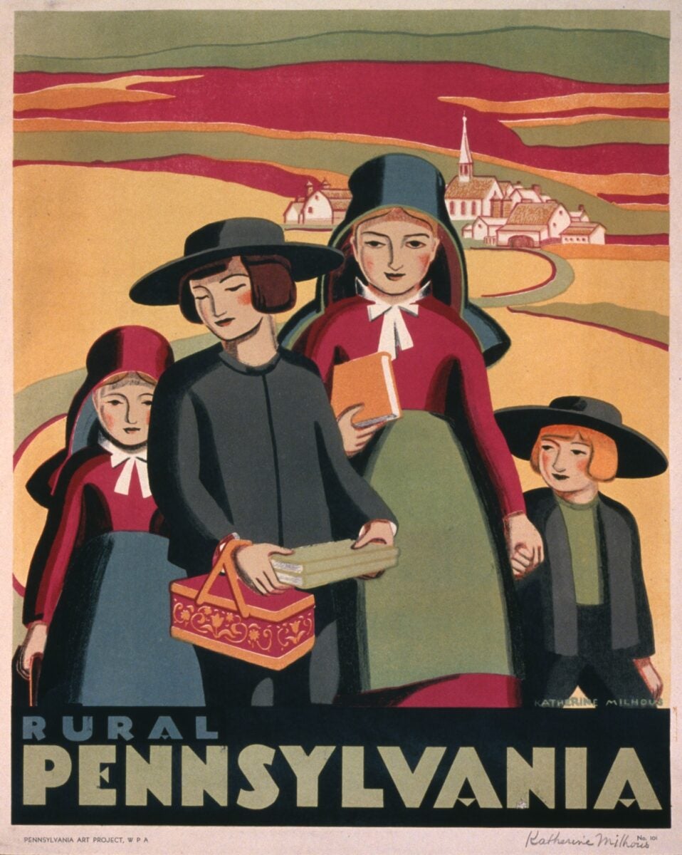 WPA poster art on view in Philadelphia’s Carpenters’ Hall - WHYY