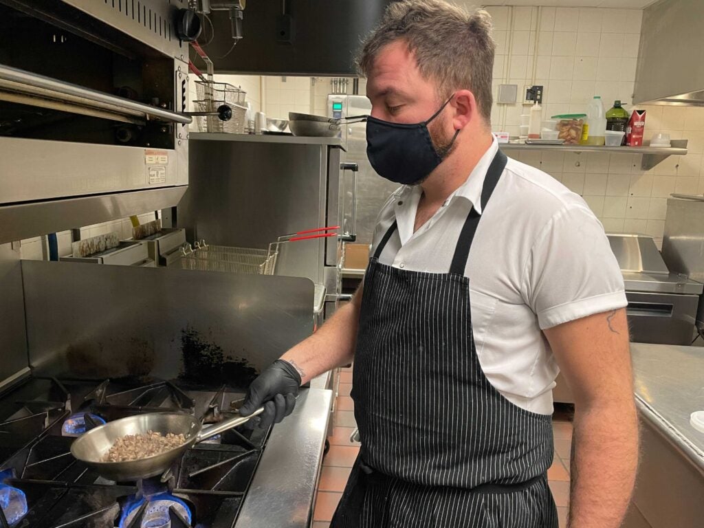 Masked chefs learn tricks to cook with limited smell, taste - WHYY
