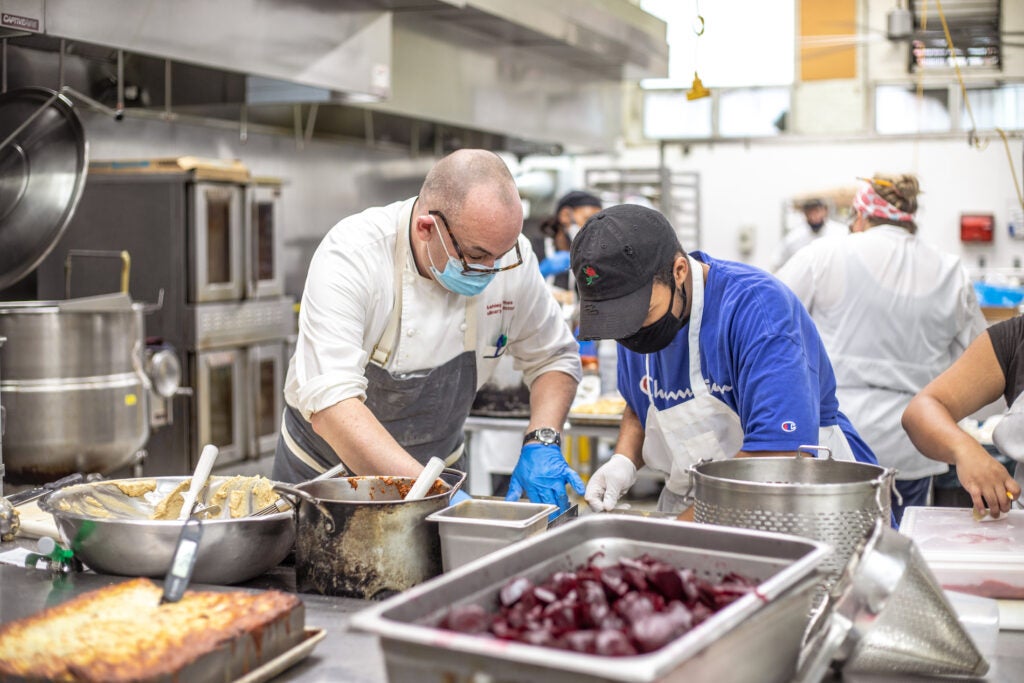 Masked chefs learn tricks to cook with limited smell, taste - WHYY