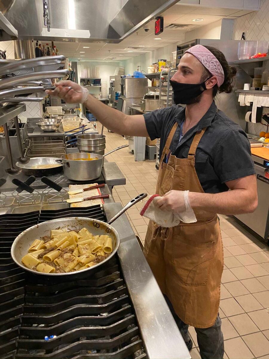 Masked chefs learn tricks to cook with limited smell, taste - WHYY