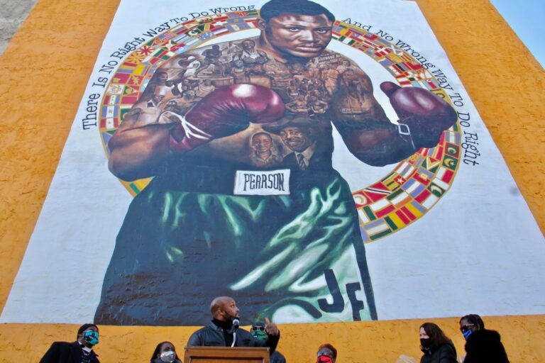 Joe Frazier becomes a beacon for a neighborhood - WHYY