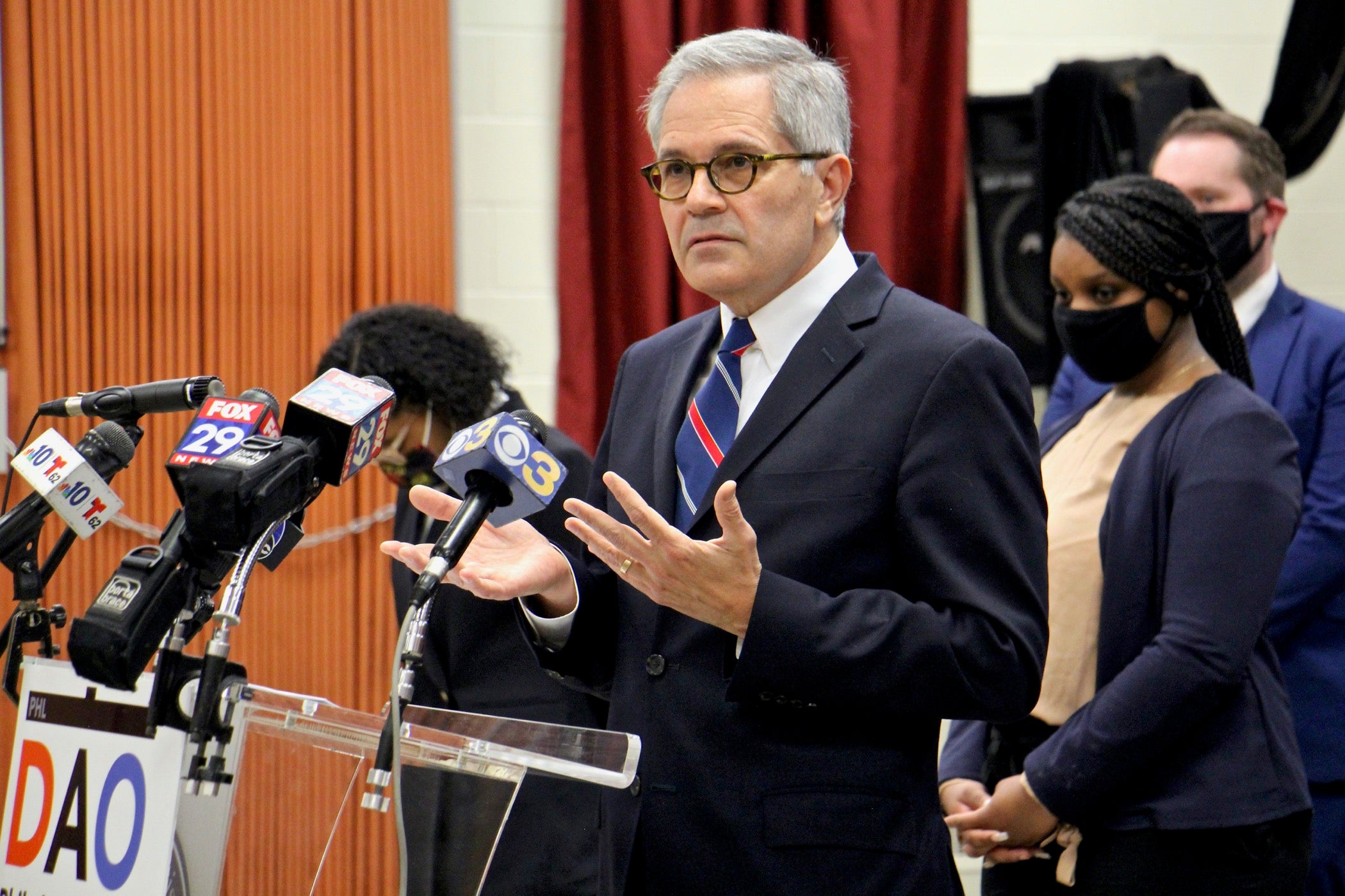 Krasner focuses on gun violence at inauguration ceremony - WHYY
