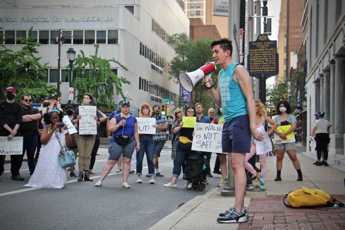 Theater artists protest the Walnut Street Theatre - WHYY