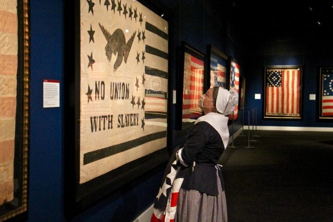 The American flag unfolds a history of national ideals - WHYY