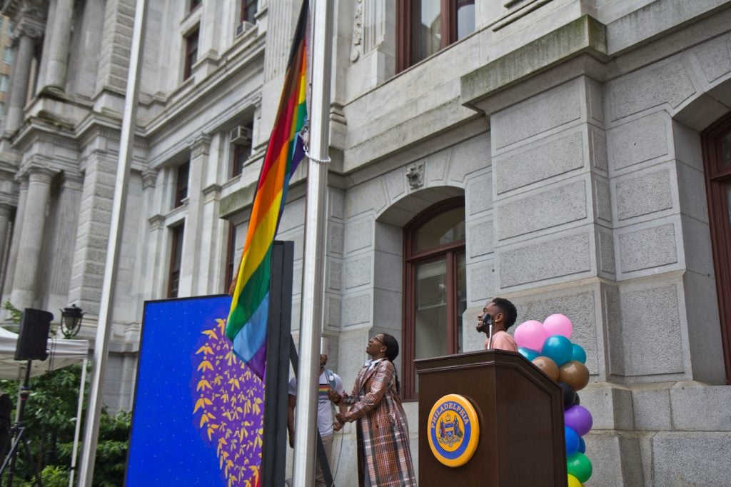 Philly raises ‘more color, more pride’ rainbow flag to honor LGBT ...