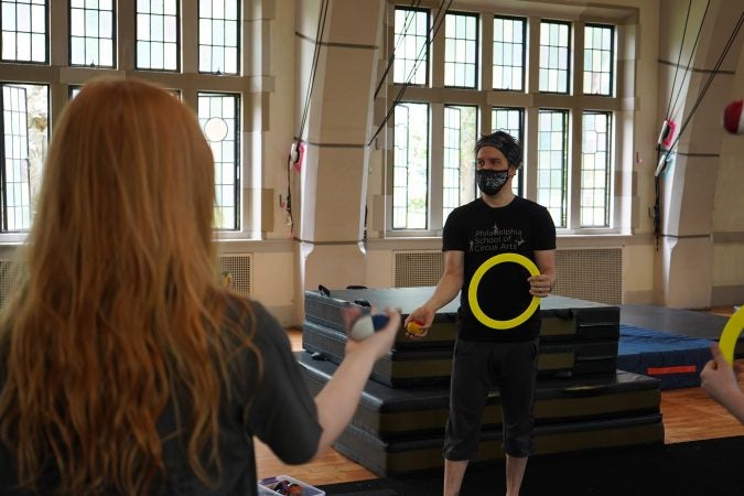 A Pride Month event teaches teens circus, connecting skills - WHYY