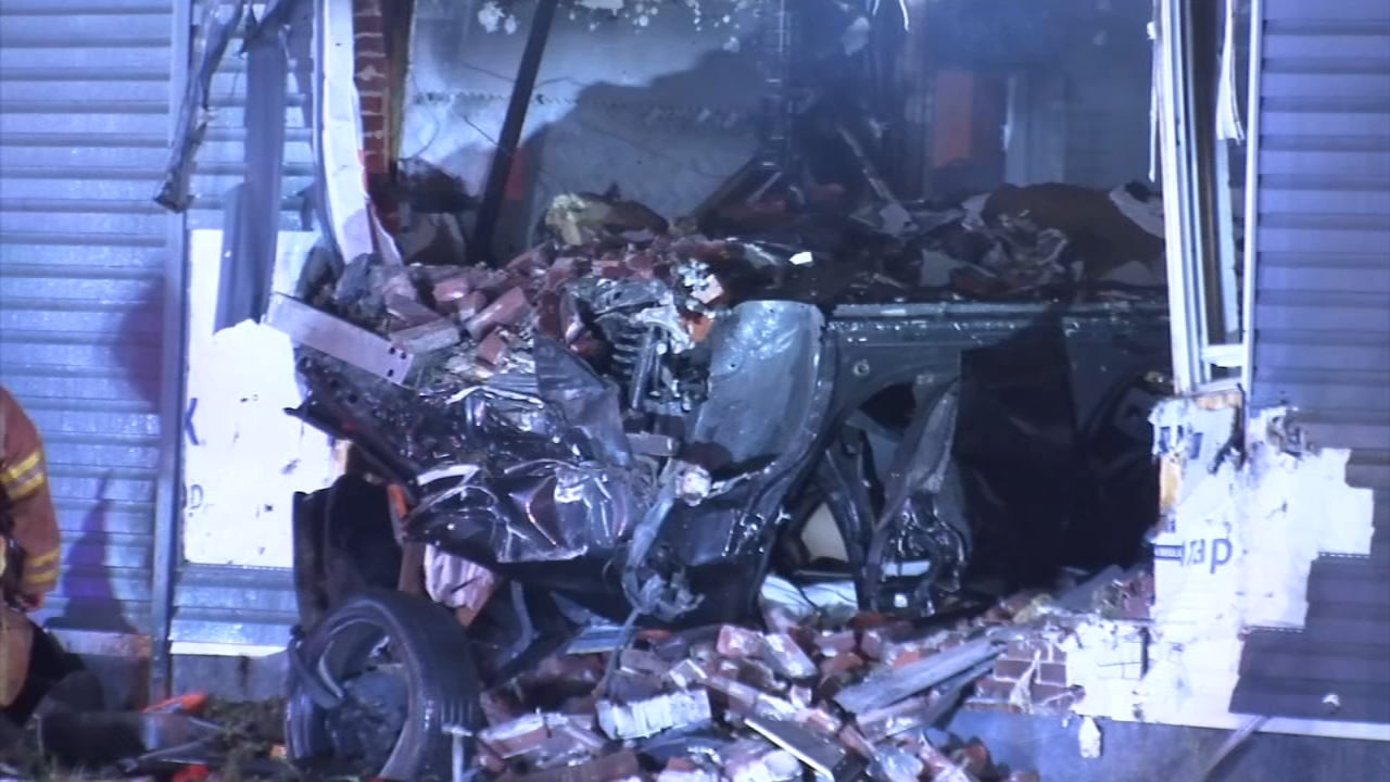 2 dead after car hits home in Chester, Pa. and bursts into flames - WHYY