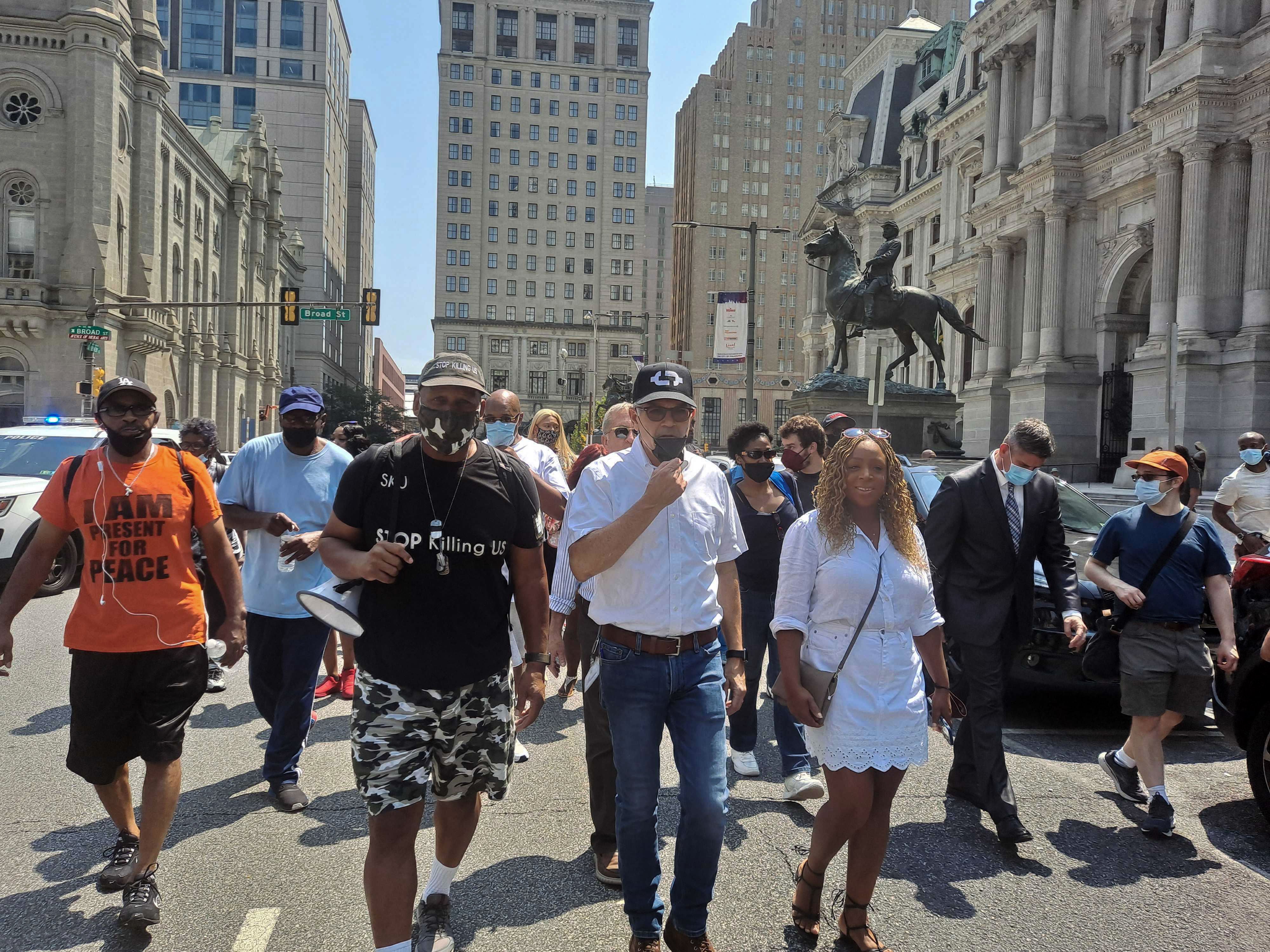 Jamal Johnson marches to D.C. over Philly gun violence fight - WHYY