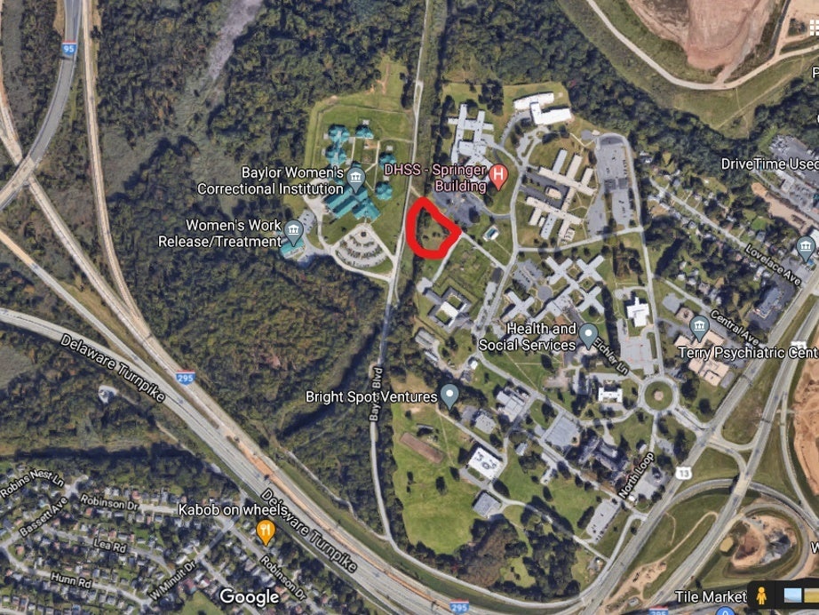 Delaware State Hospital Map