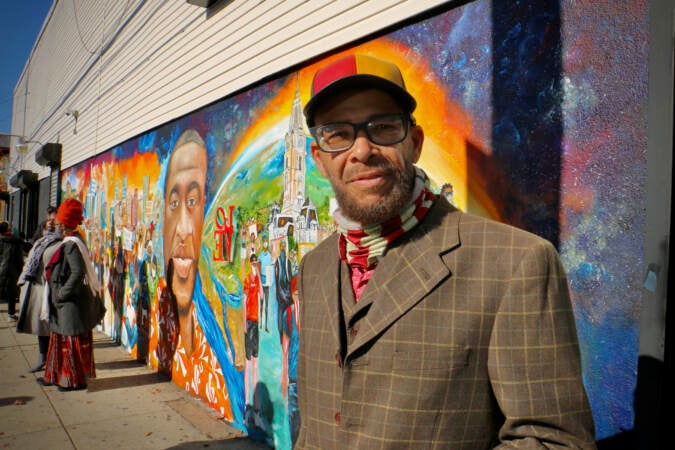 New North Philly mural honors George Floyd - WHYY
