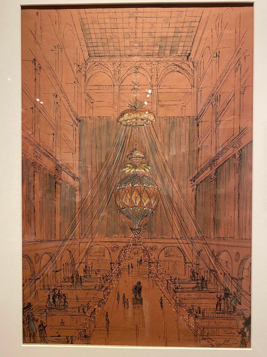 Historic sketches recall Christmases past at Wanamaker’s - WHYY