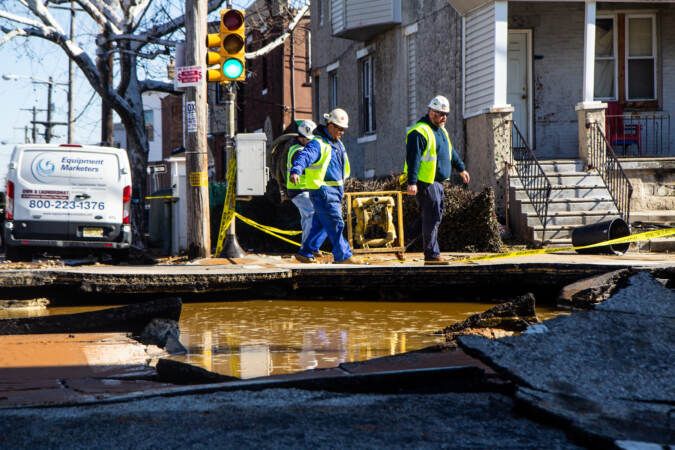No heat for some residents near water main break - WHYY