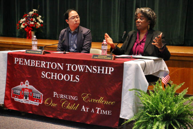 U.N. Amb. Thomas-Greenfield visits Pemberton High School - WHYY