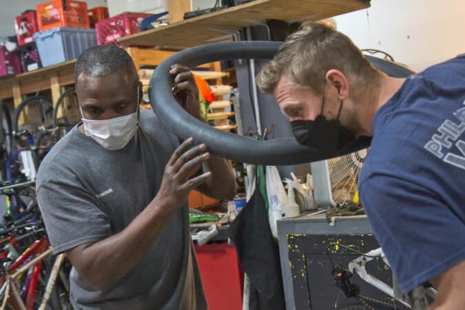 Philly Neighborhood Bike Works DIY repair program - WHYY