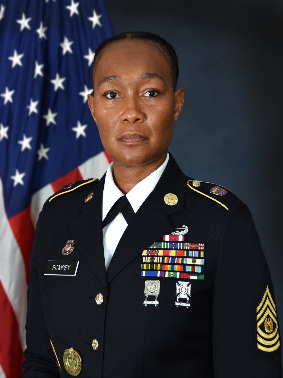 The first Black woman top non-commissioned officer assumes command at ...